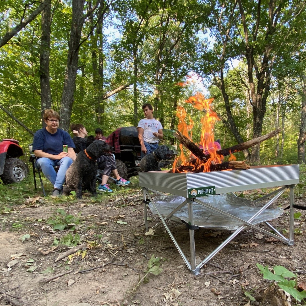 The Fireside Outdoor Pop Up Fire Pit Is Incredibly Versatile - OUTDOORS.COM